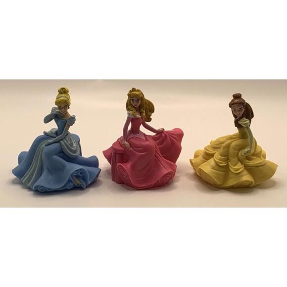 Party Supplies | Disney Princesses Cake Toppers Cinderella Sleeping ...